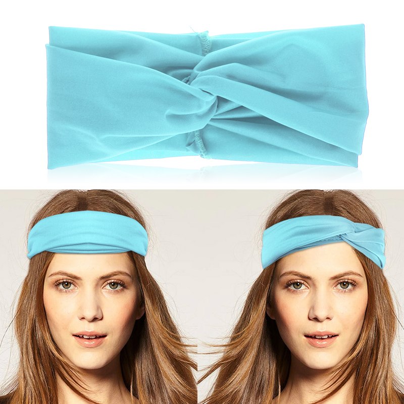 Chic Women Girls Turban Twist Knot Head Wrap Headband Twisted Knotted
